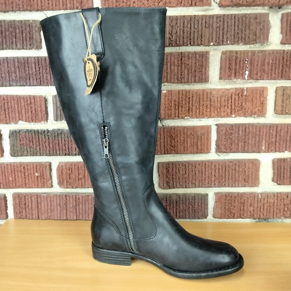 Born | Shoes | Nwt Brn Shaunie Tall Wide Shaft Genuine Leather Boots In ...
